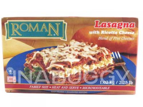 Roman Lasagna Ricotta Five Cheese 908G - FreshCo, Ottawa Grocery ...