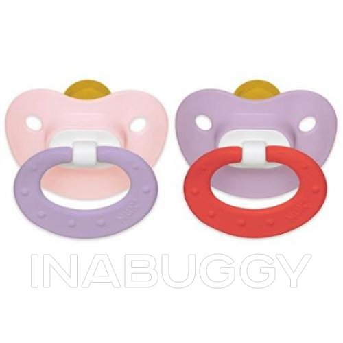 Nuk Pacifier 0-6 Month Silicone Pink & Purple 2EA - Sobeys Urban FRESH ...