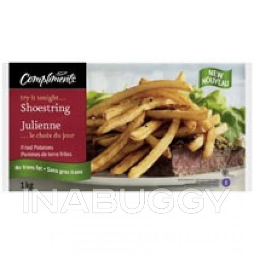 Compliments Fries Shoestring 1KG - FreshCo, Ottawa Grocery Delivery | Buggy