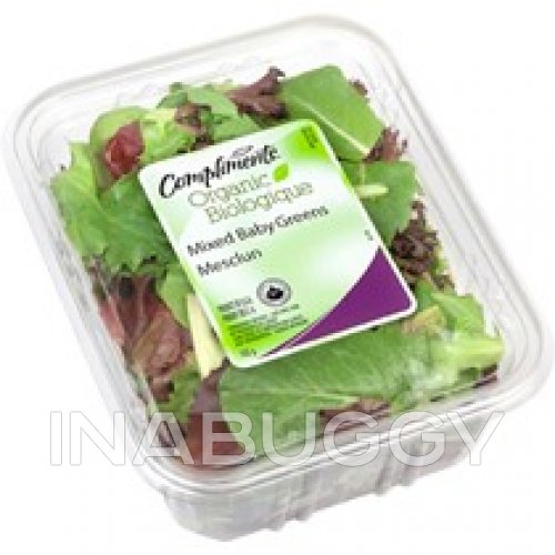 Compliments Mixed Baby Greens Organic 142G - FreshCo, Ottawa Grocery ...