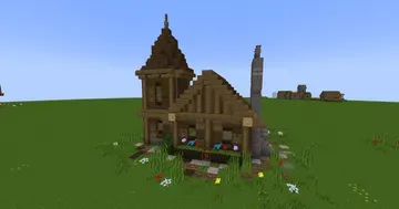 The Mythical Sausage Starter House with Tower - Buildpaste.net