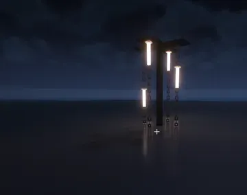 Street Light /w chains - Buildpaste.net