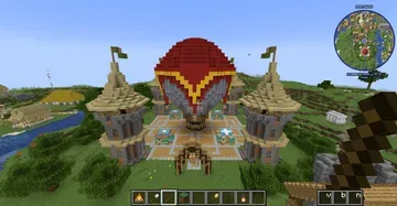 Large Balloon Station with docked Balloon - Buildpaste.net