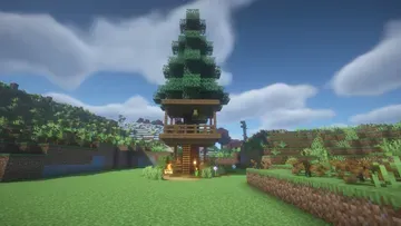 House on the tree(Build in inside) - Buildpaste.net