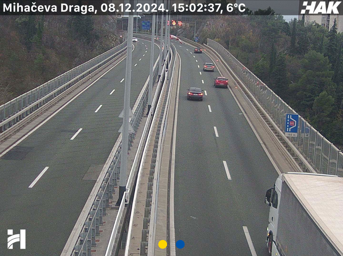 Krčki most zatvoren za sav promet zbog olujne bure, autocestom kroz Gorski kotar i riječkom ...