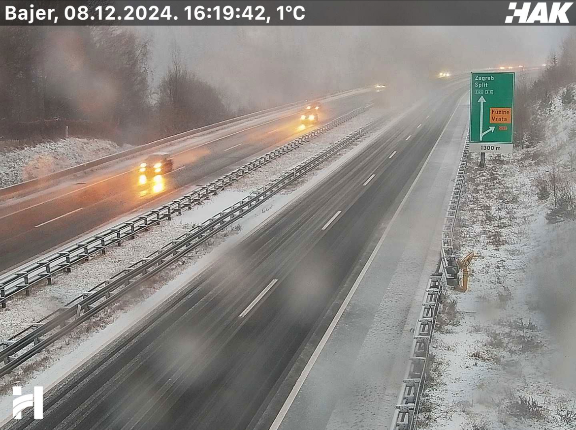 Krčki most zatvoren za sav promet zbog olujne bure, autocestom kroz Gorski kotar i riječkom ...