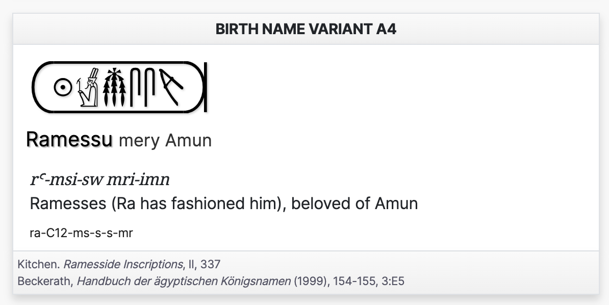 A Cartouche of Ramses – Burrows Cave