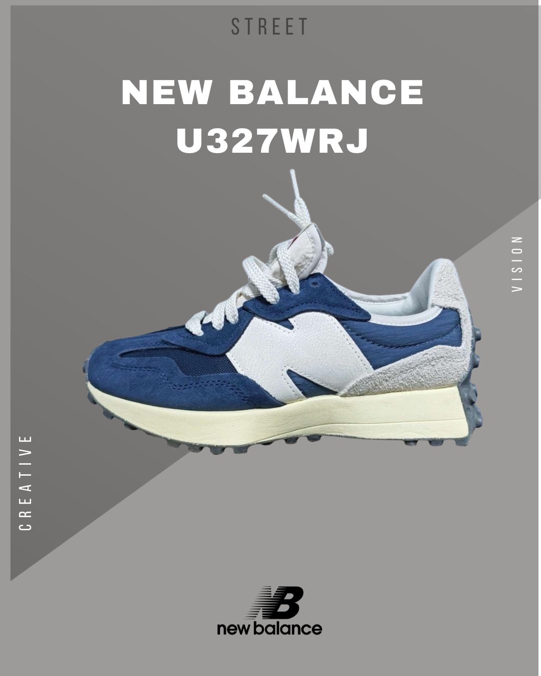 NEW BALANCE 327 NB327 海軍藍深藍色U327WRJ 從球鞋到穿搭，每一件單品都是精選 正品球鞋、潮流服飾、人氣代購推薦盡在 ...