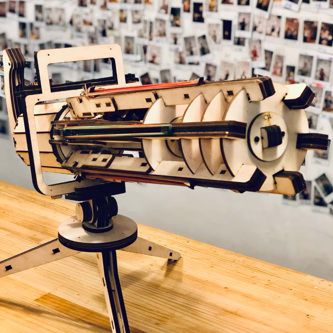 FM134橡皮筋加特林機槍｜DIY手作課程｜Fun-Maker