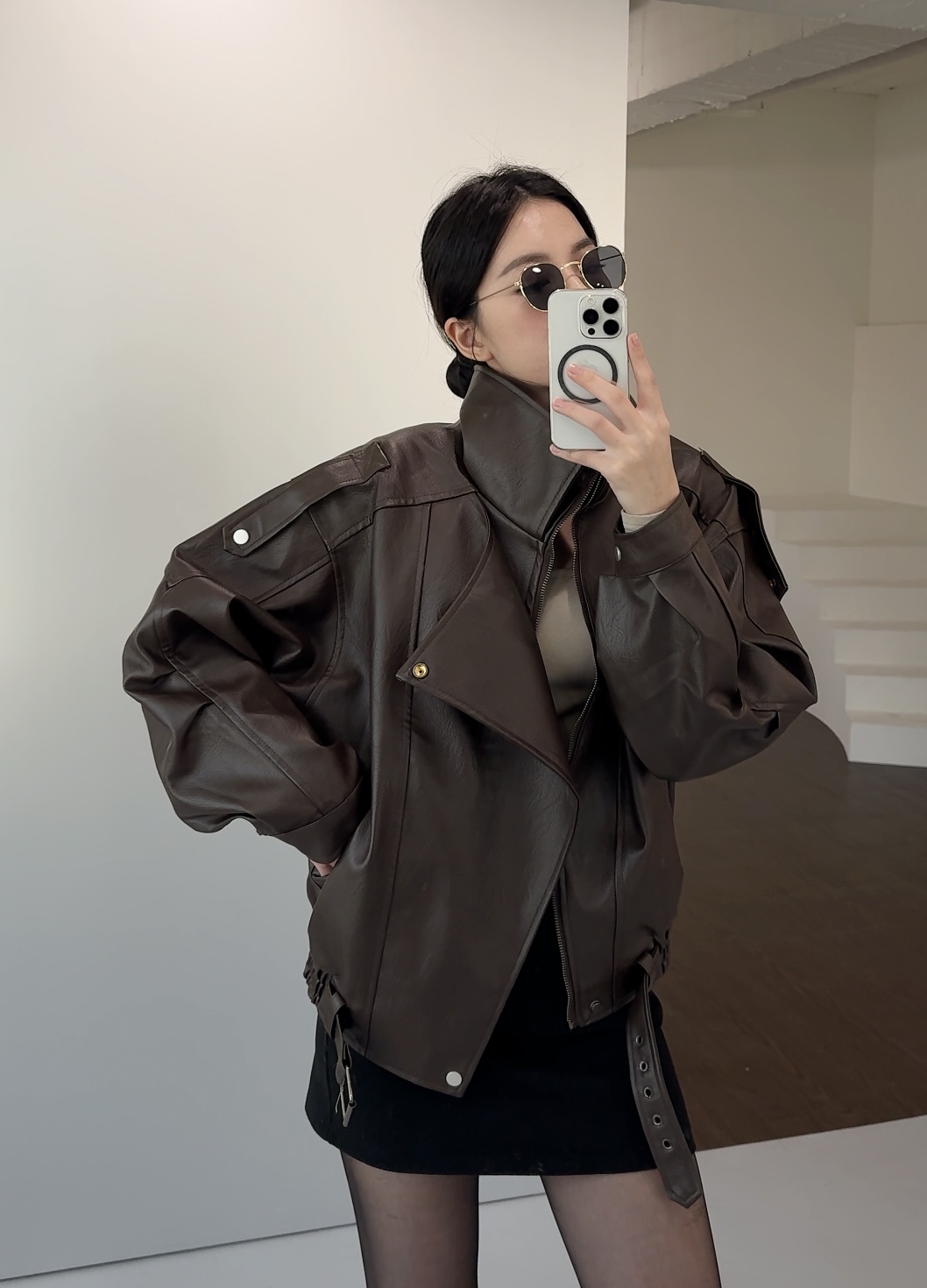 美式復古皮衣夾克 | Zerozero for BV Shop