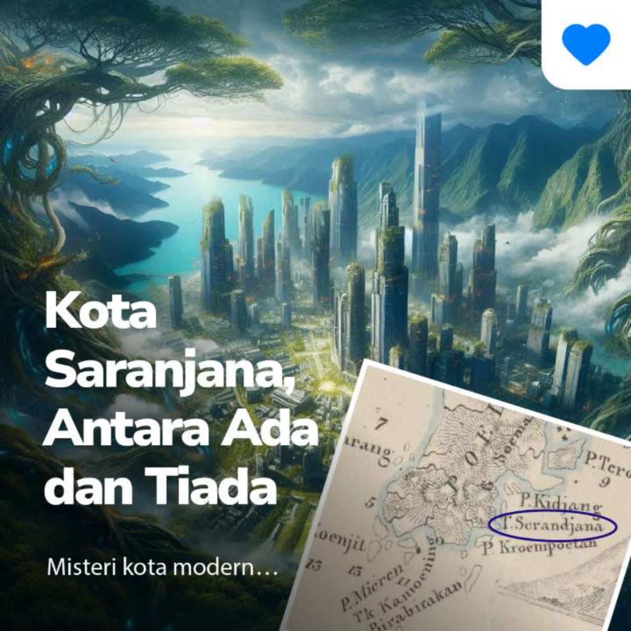 Kota Saranjana yang Tercipta dari Fakta dan Mitos