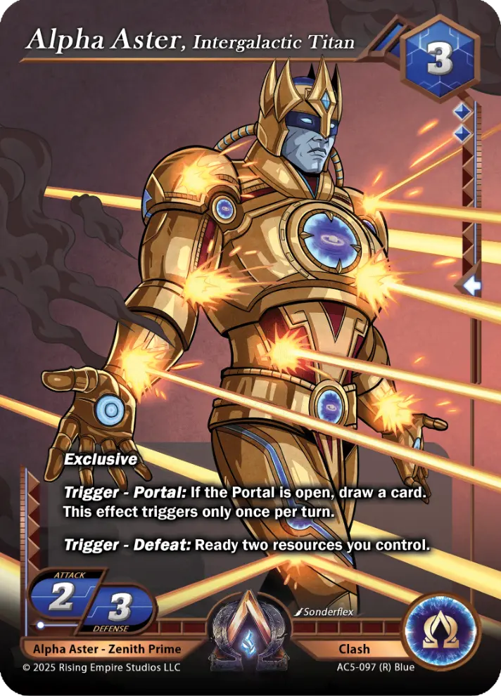 Alpha Aster, Intergalactic Titan - Clash