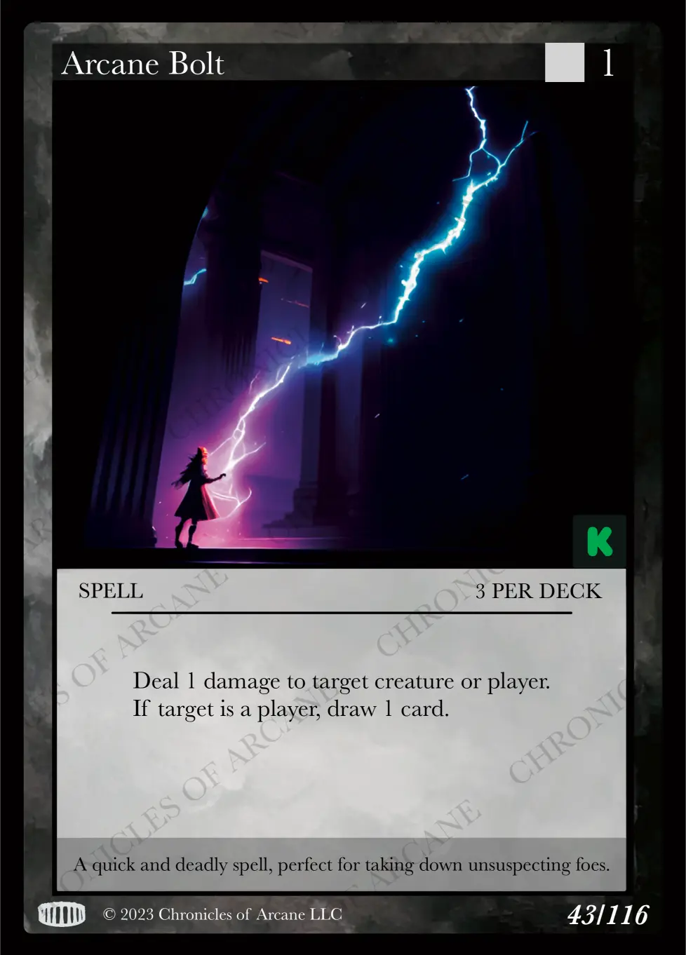 Arcane Bolt - Foundry of Existence