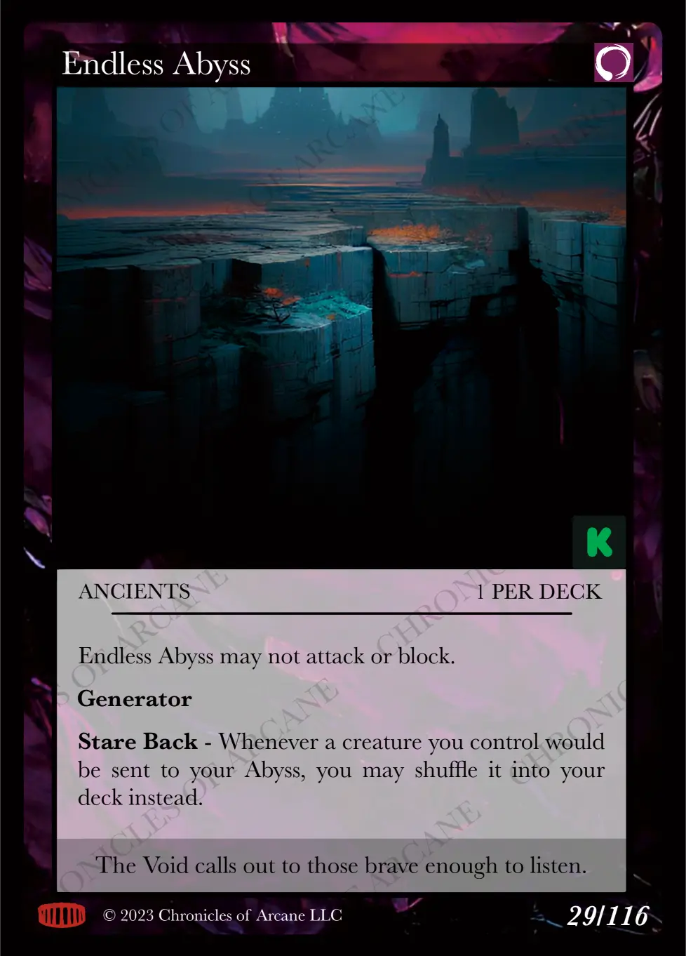 Endless Abyss - Foundry of Existence