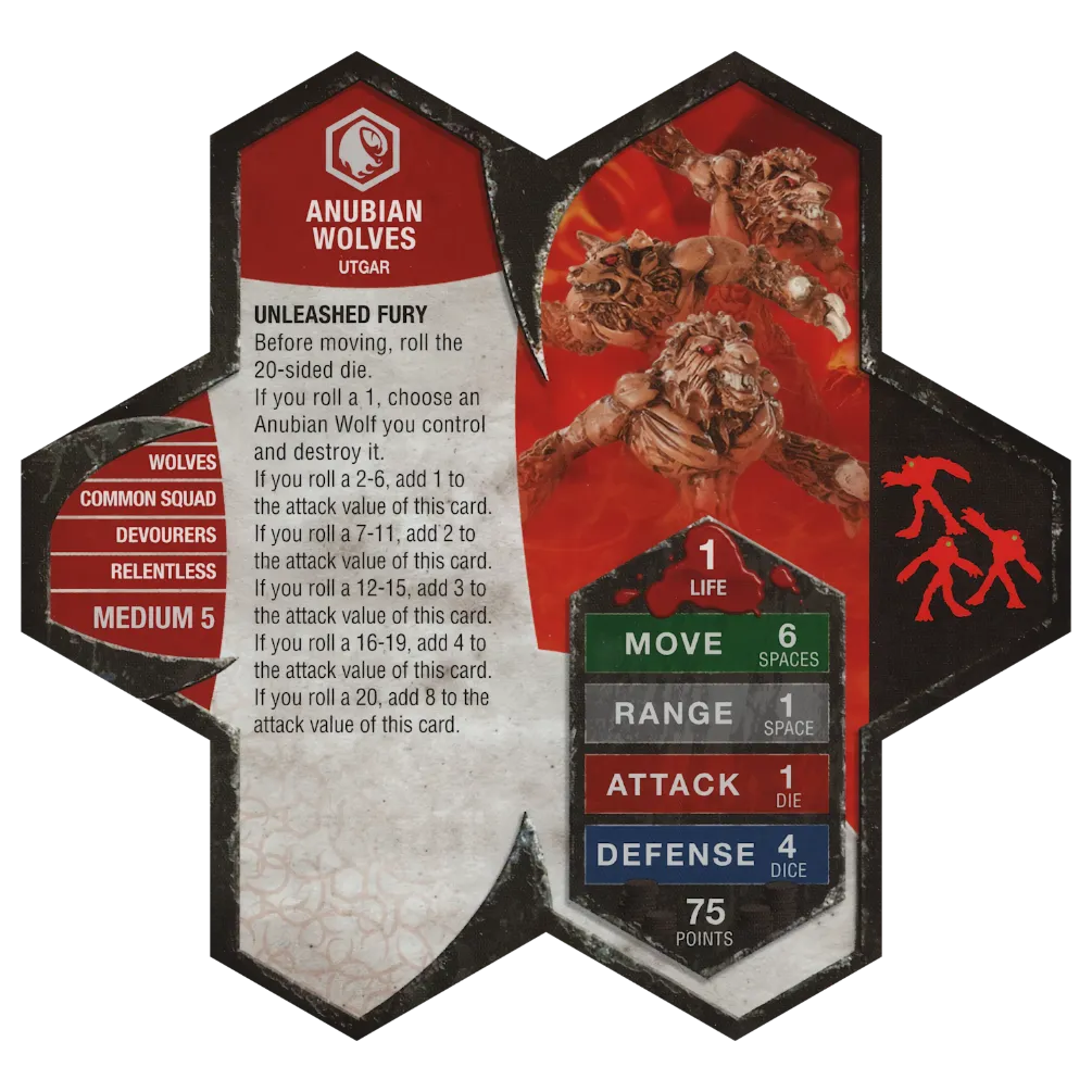 Anubian Wolves - Common Squad