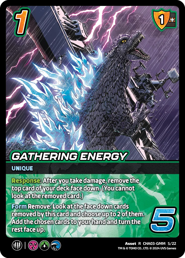 Gathering Energy - Challenger Series Godzilla