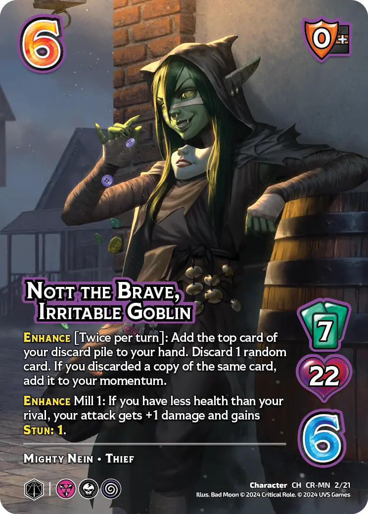 Nott the Brave, Irritable Goblin - Critical Role Challenger Series ...