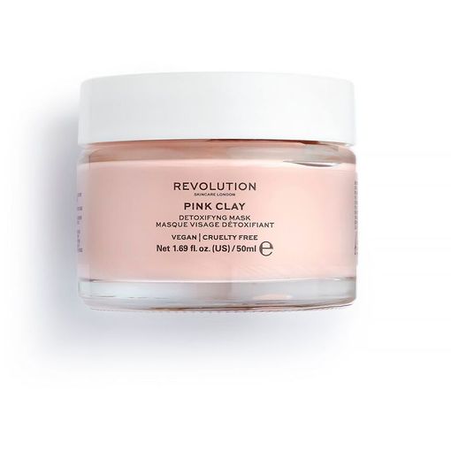 Revolution Skincare Pink Clay Detoxifying Mascarilla Facial 50 Ml Con