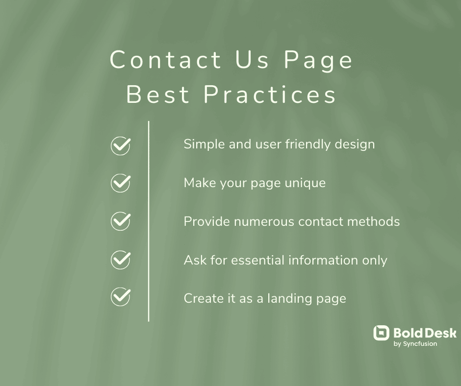 How to Create a Contact Us Page: Examples and Best Practices