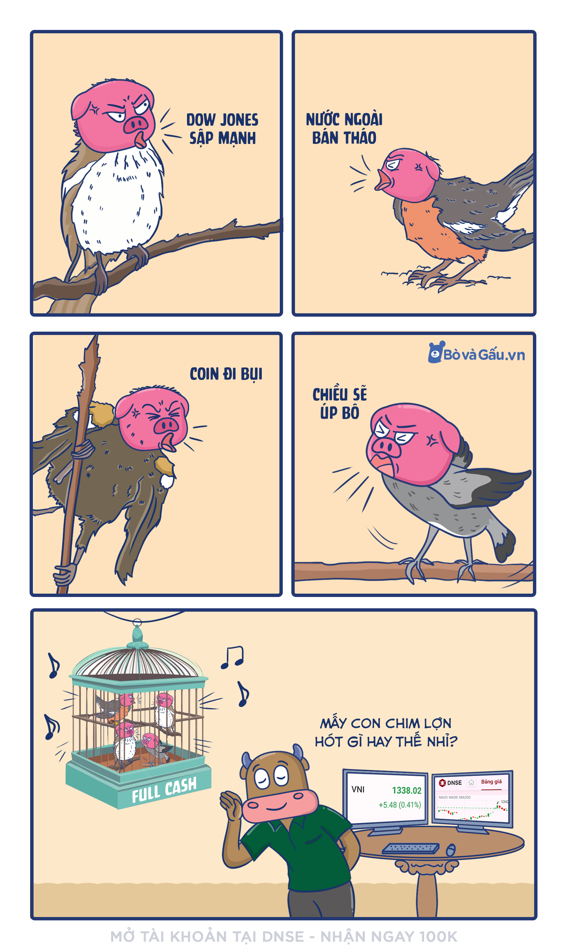 Từ ngày có lãi thấy tiếng chim lợn hay hơn hẳn 😌