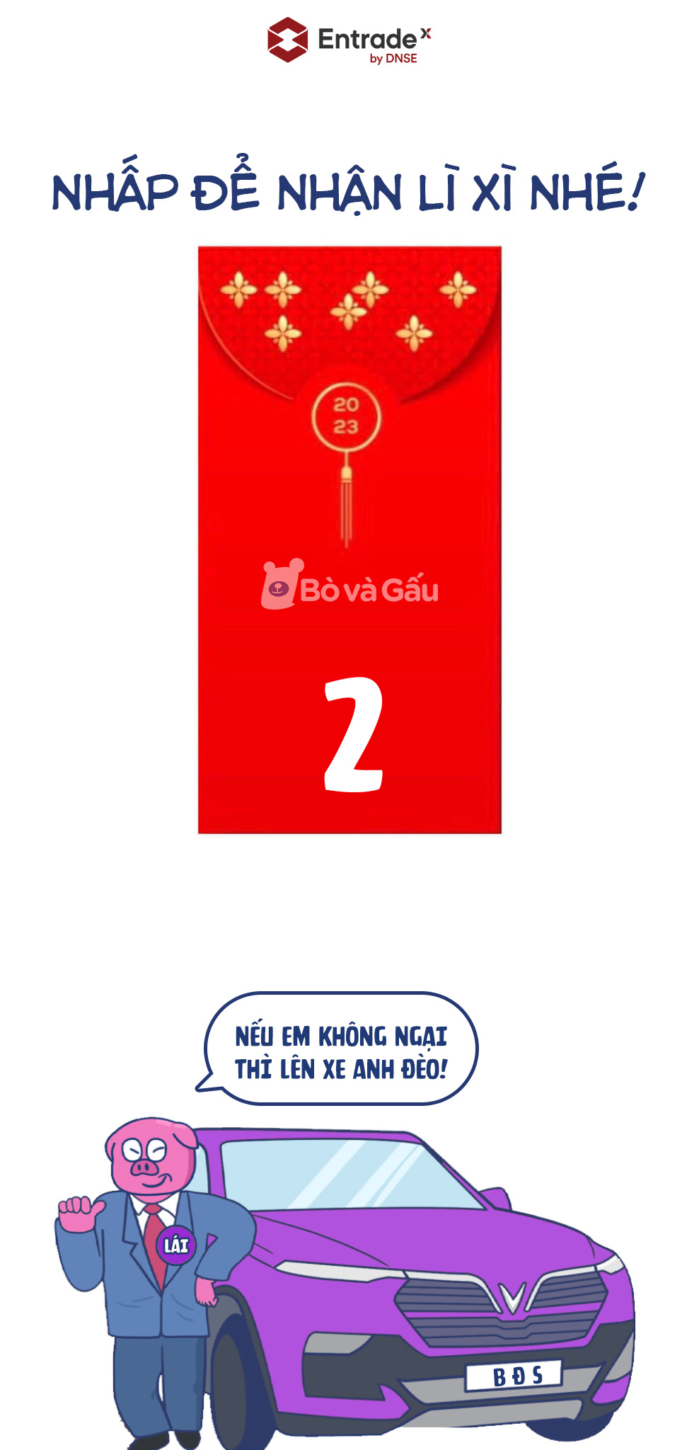 Chọn một lì xì cho ngày mai đi các bạn ơi 😉