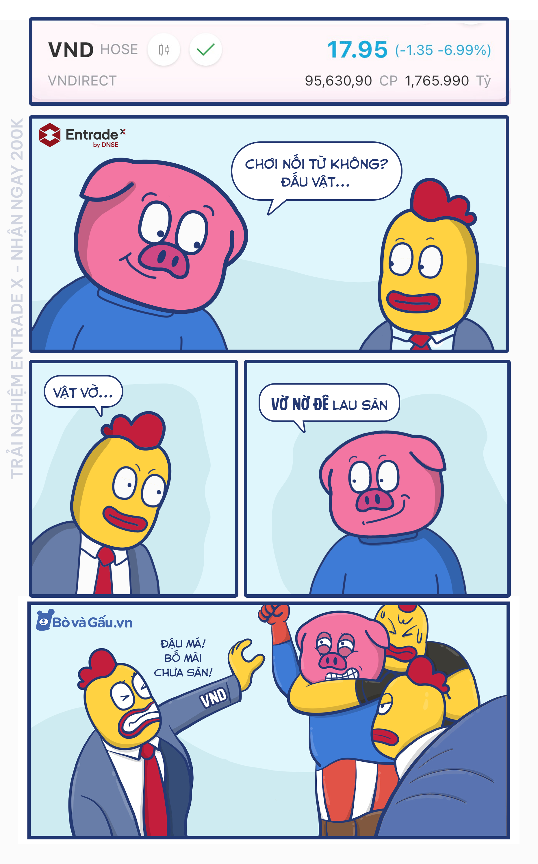 Vì sao cổ phiếu VND bị bán tháo?