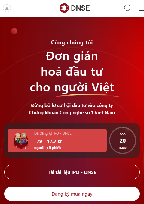 Rủ nhau mua IPO cổ phiếu DSE nào