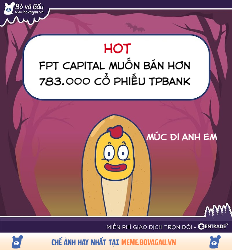 FPT Capital muốn bán hơn 783.000 cổ phiếu TPBank