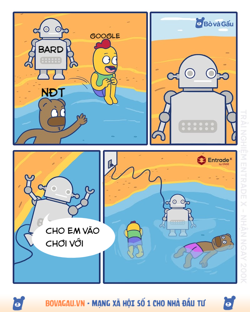 Cổ phiếu Google trượt dốc sau màn ra mắt chatbot Bard để cạnh tranh với ...