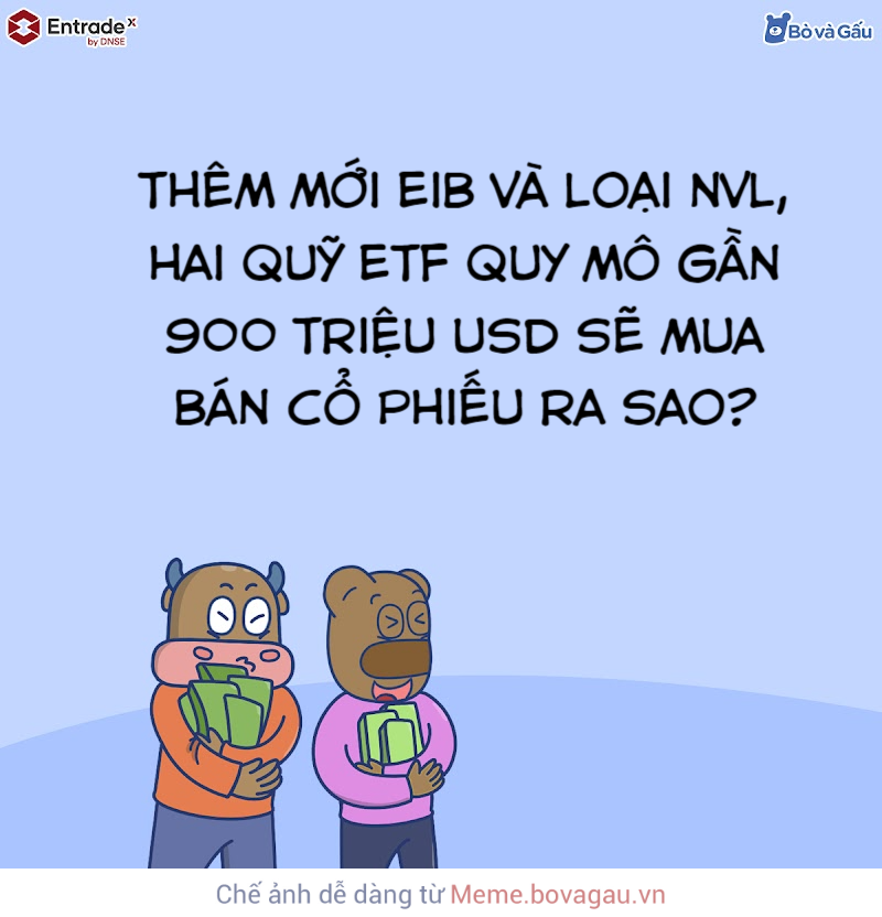 Thêm mới EIB và loại NVL, hai quỹ ETF quy mô gần 900 triệu USD sẽ mua ...