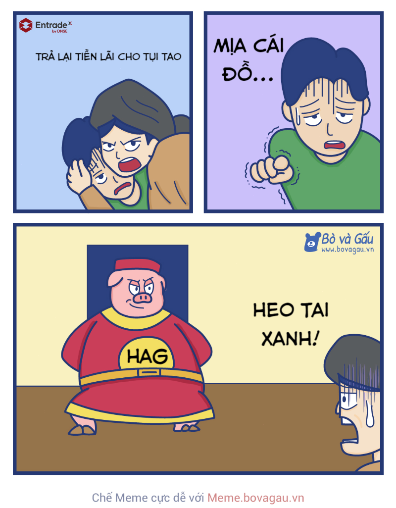 Heo tai xanh không ăn được 🥲