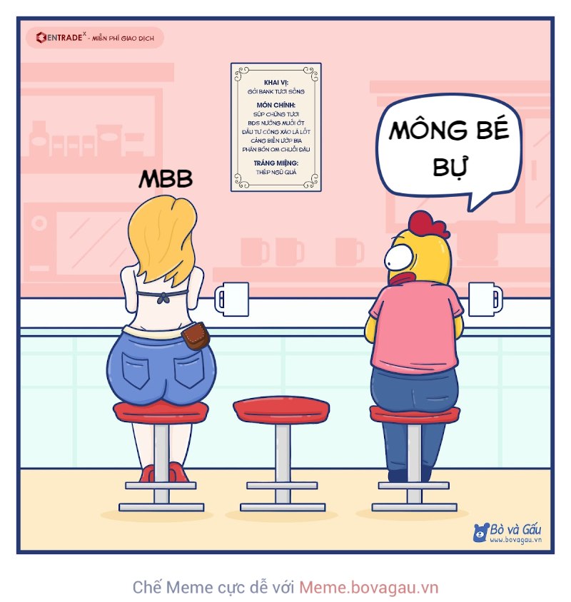 Mông bé bự, mà giờ làm cả mông mình bự theo 😂