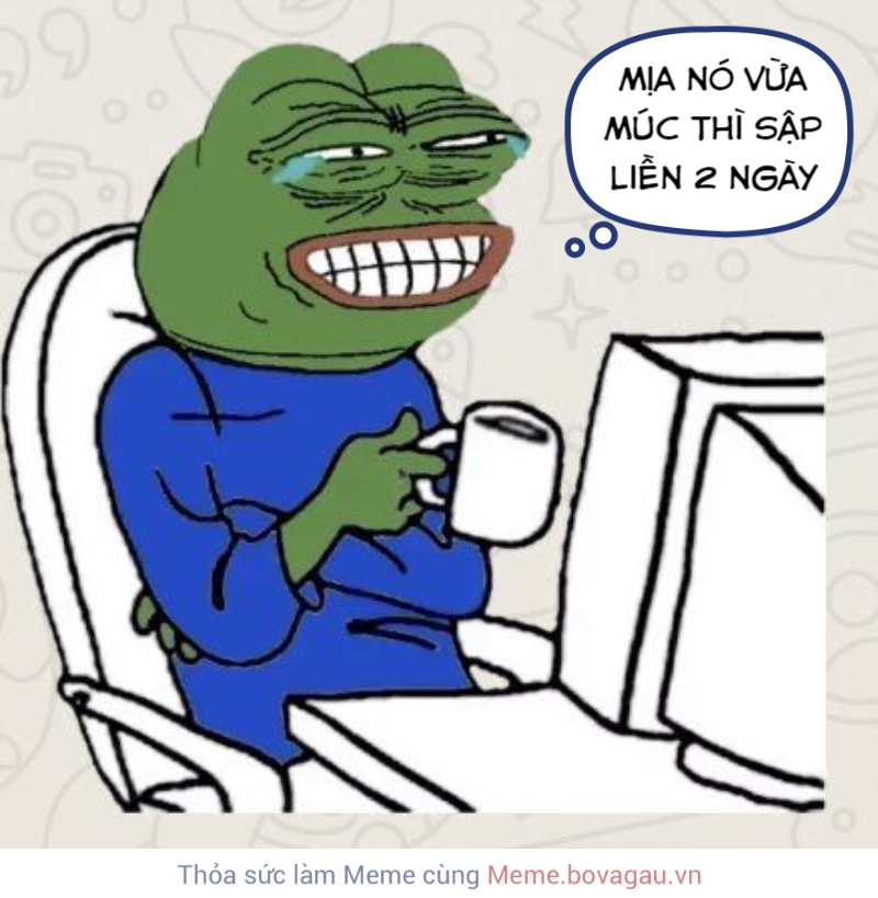 Tổng hợp meme ếch xanh Pepe The Frog cực hài hước dành cho nhà đầu tư
