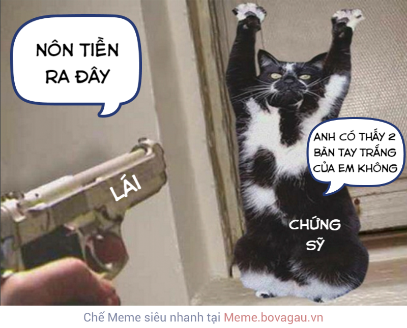 Tổng hợp meme dí súng cực hài hước dành cho nhà đầu tư