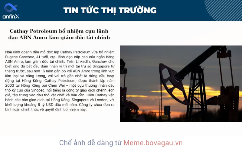 ⛽ NHÂN SỰ “KHỦNG” GIA NHẬP CATHAY PETROLEUM ⛽