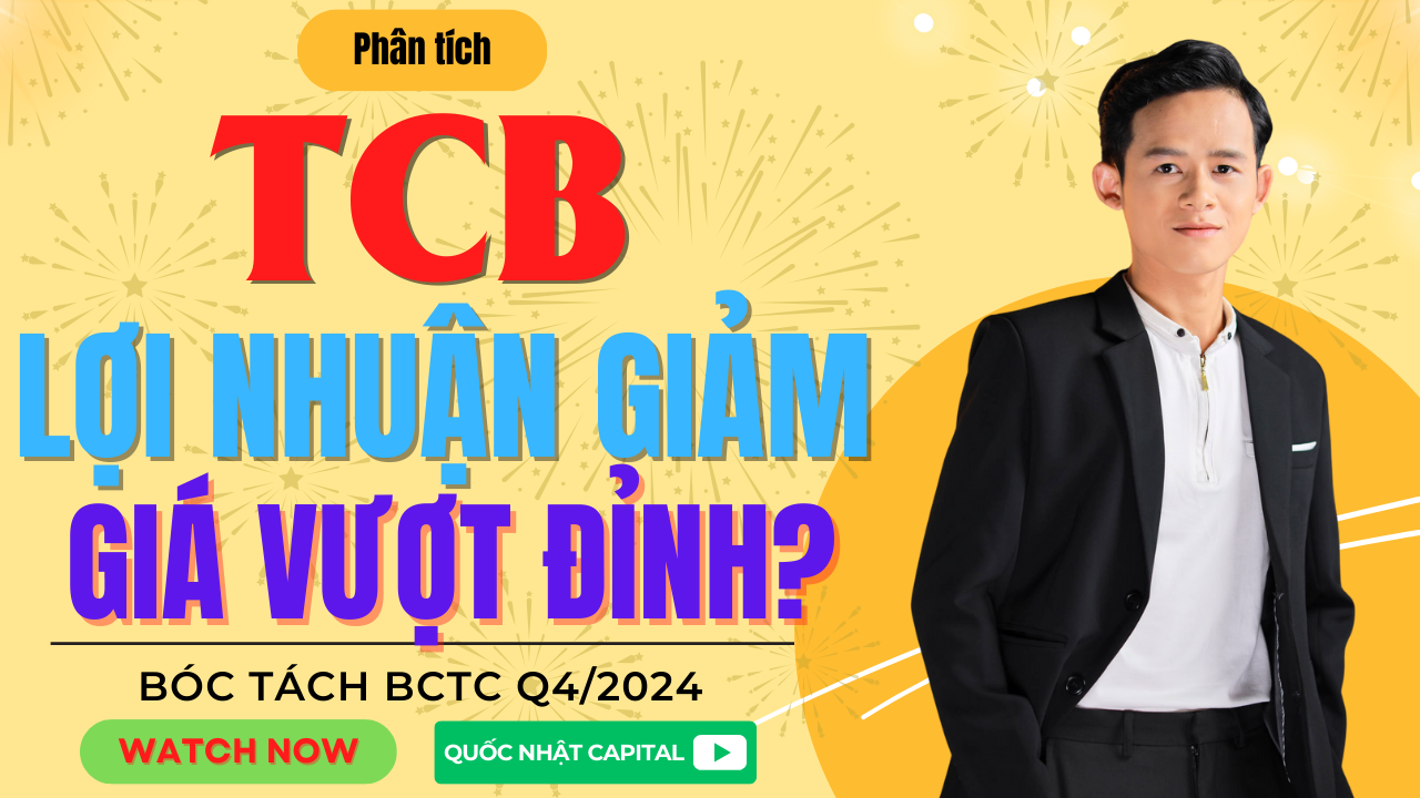 📉 Cổ phiếu TCB - Lợi nhuận GIẢM, GIÁ VƯỢT ĐỈNH?