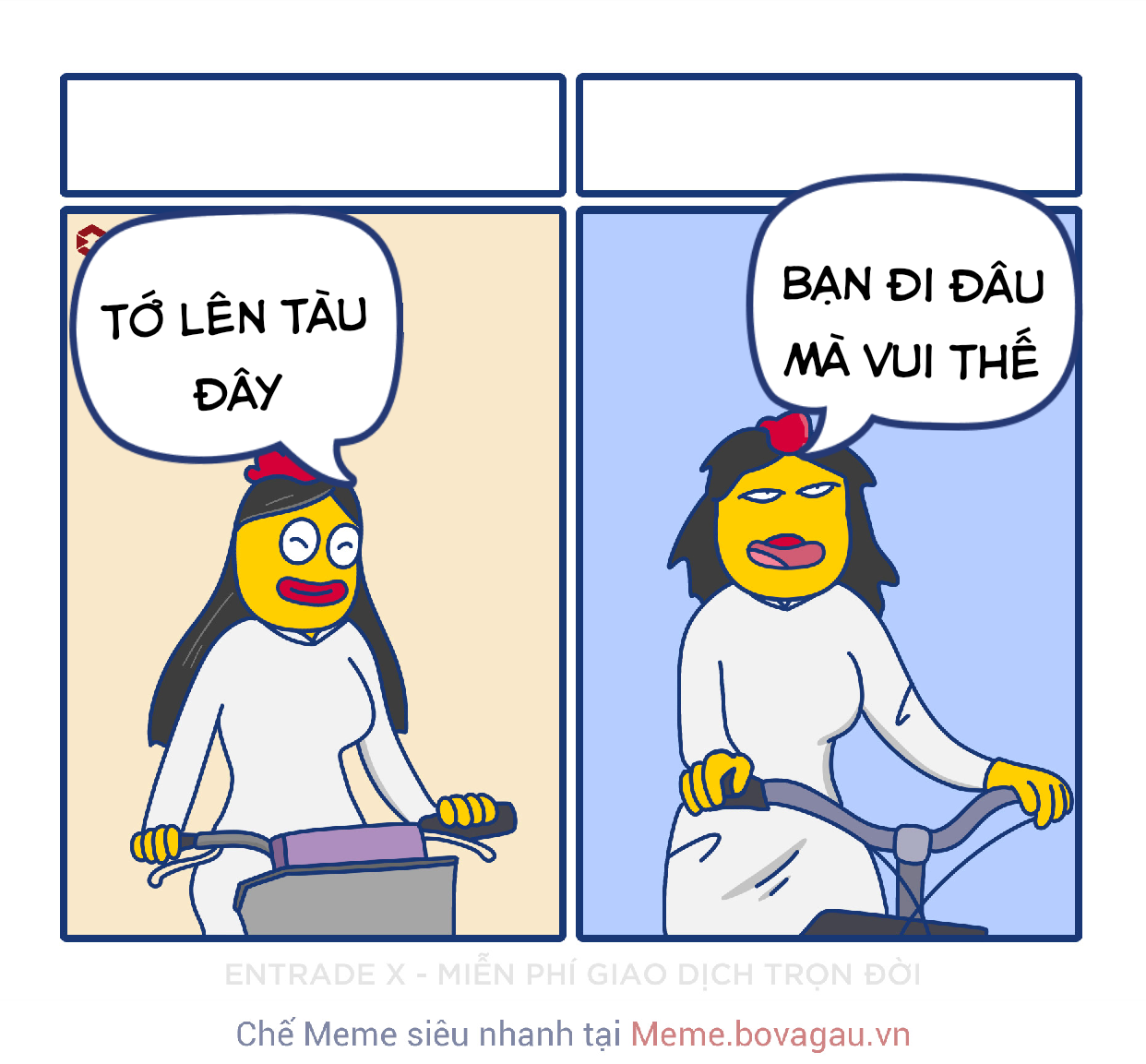 Bạn đi chậm thôi . chờ tớ chút nào