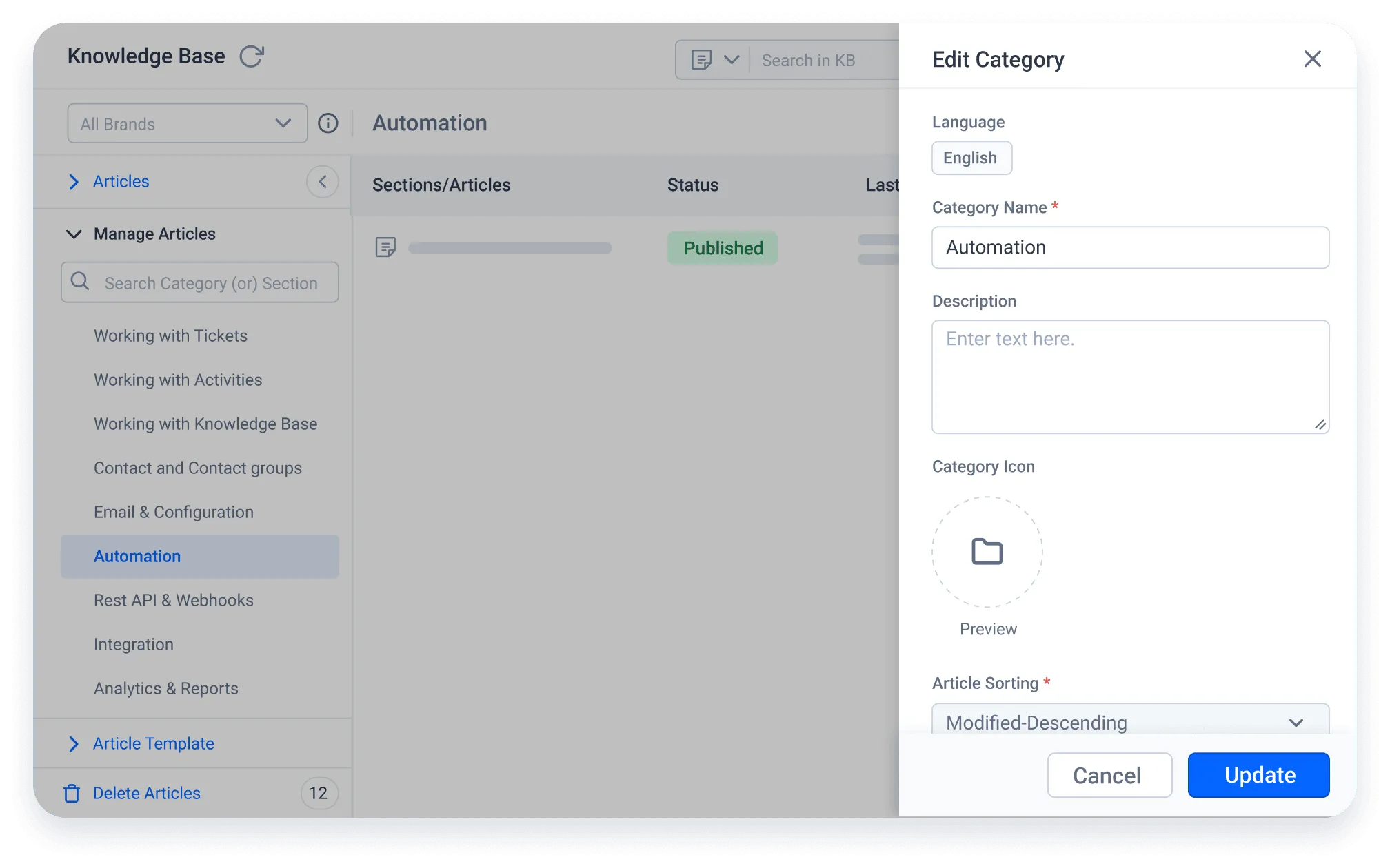 Multilingual Knowledge Base | BoldDesk