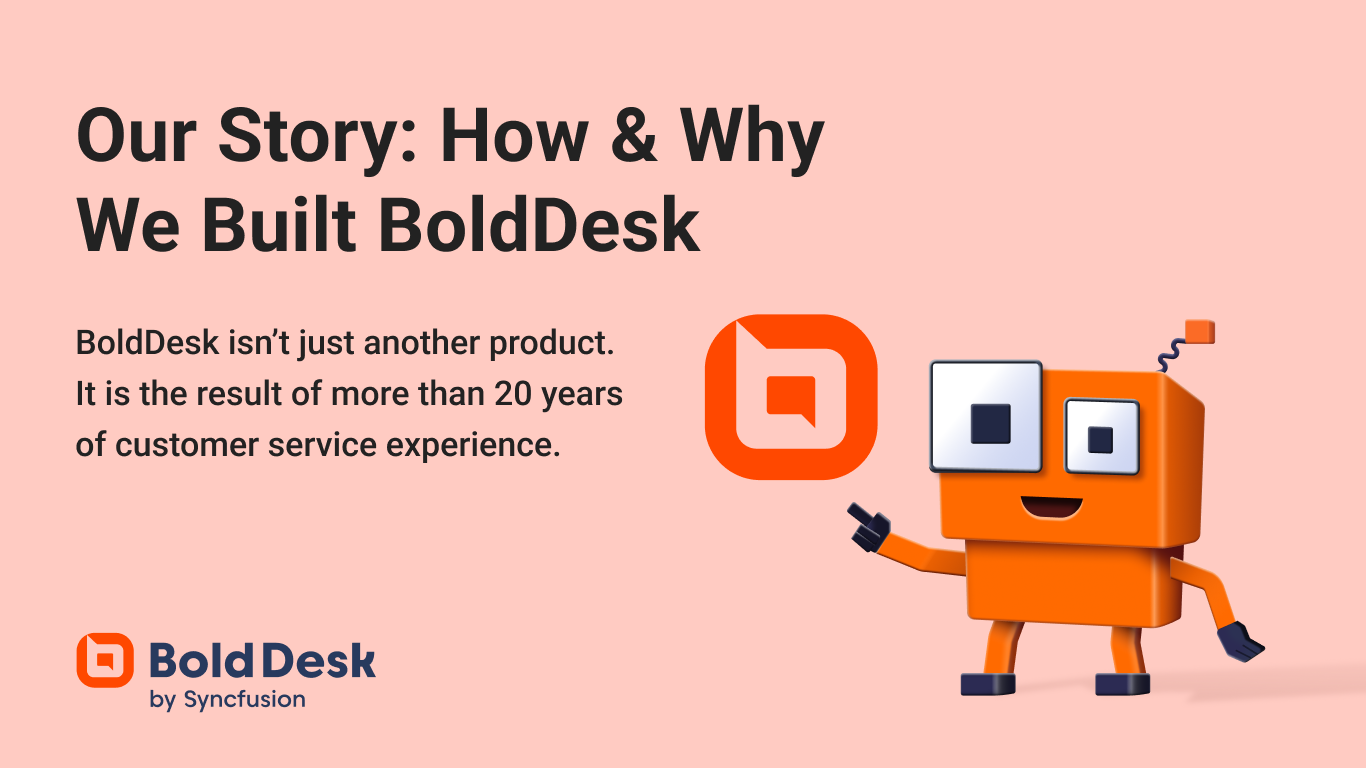 Read Our Story : How & why we built BoldDesk? | BoldDesk