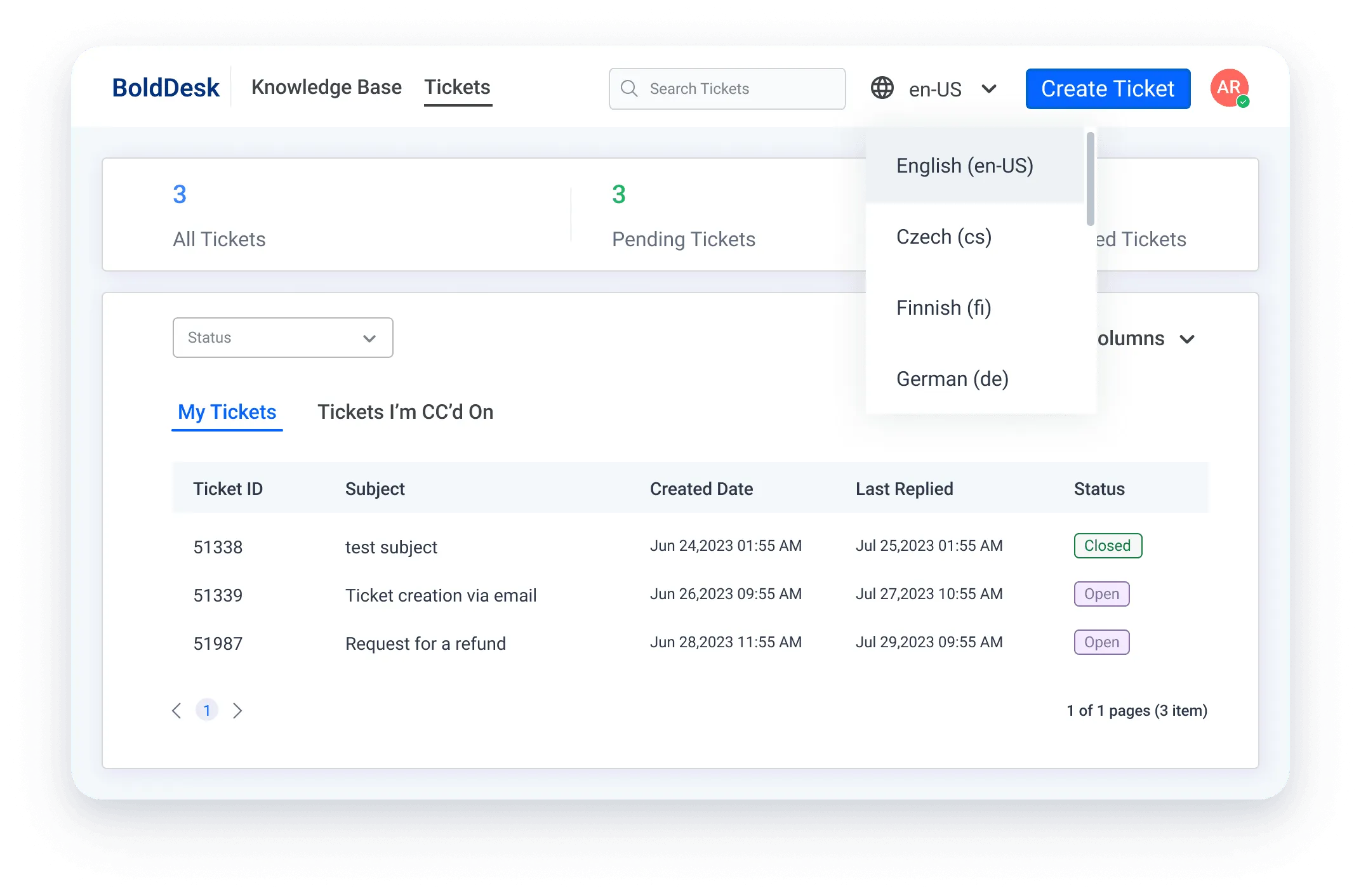 Multilingual Help Desk | BoldDesk