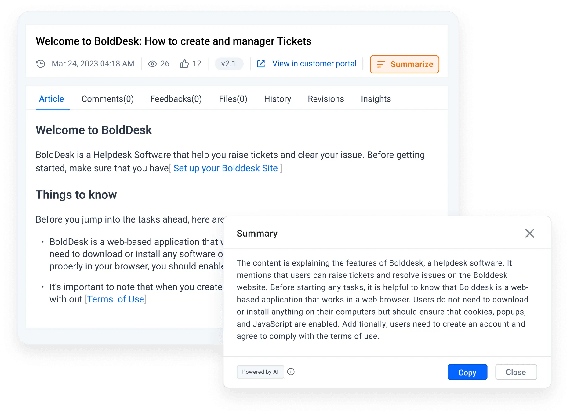 AI-powered Customer Support Service Help Desk Software | BoldDesk