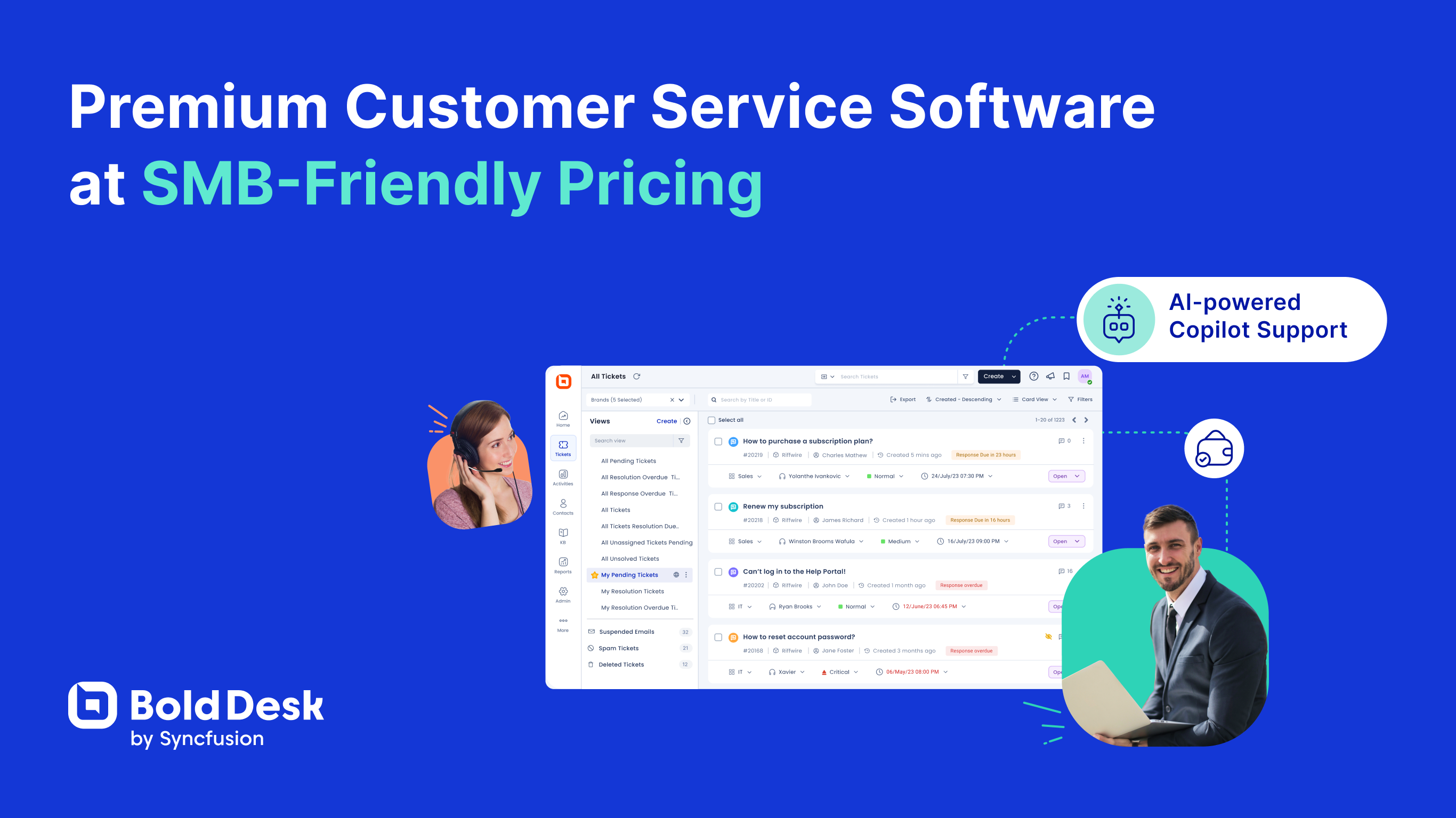 Customer Service Software | BoldDesk by Syncfusion