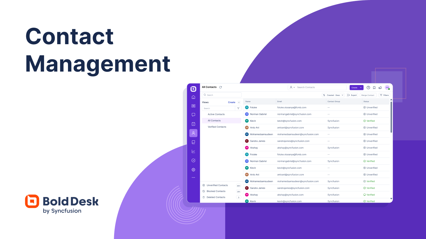 Customer Service CRM Management Software | BoldDesk by Syncfusion