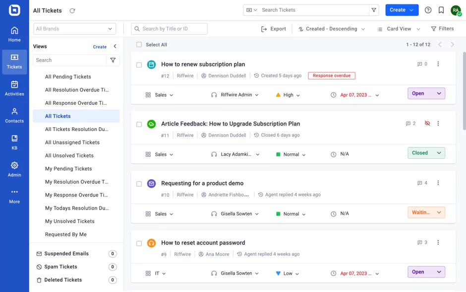 15 Best Email Ticketing Systems in 2024 | BoldDesk