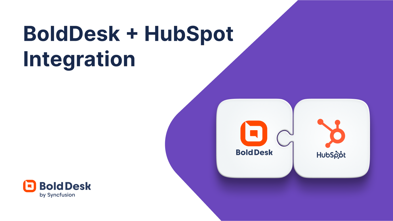 HubSpot Integration with BoldDesk | Marketplace