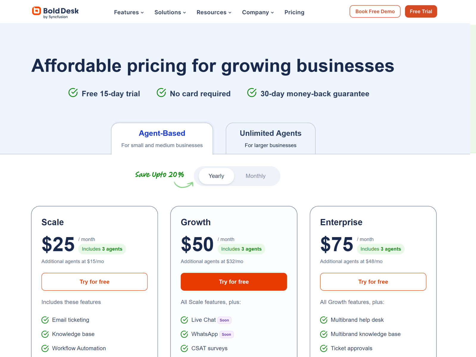 AI Customer Service Software Pricing & Plans | BoldDesk