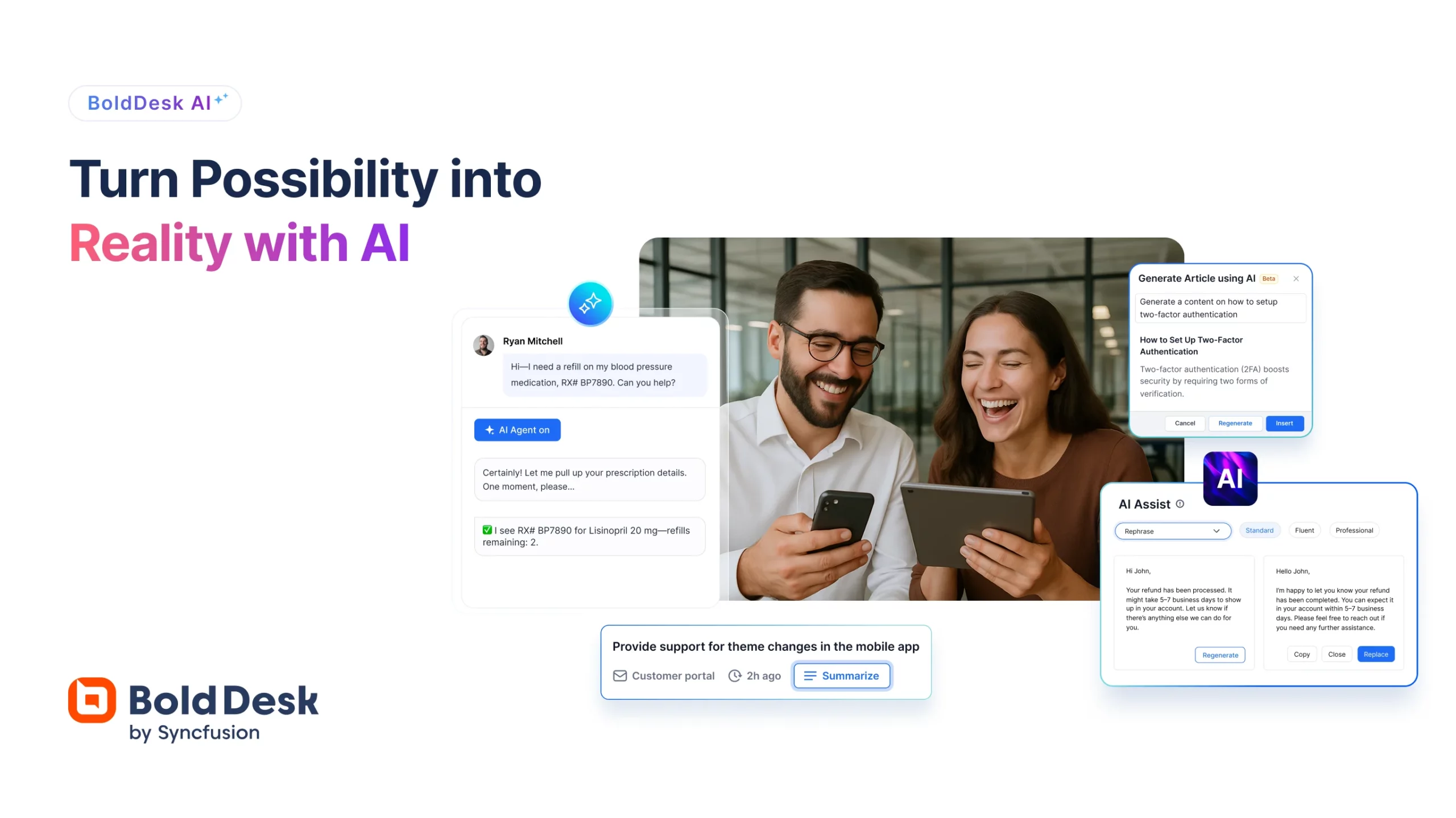 AI Customer Support That Resolves Issues 2x Faster | BoldDesk AI