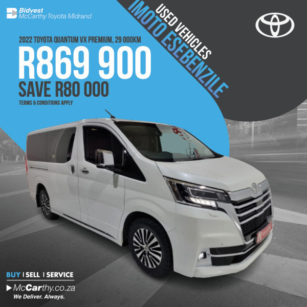 2022 Toyota Quantum VX Premium