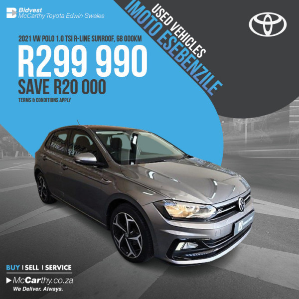 2021 VW Polo 1.0 TSI R-Line Sunroof