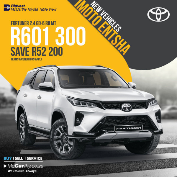 Toyota Specials | Bidvest McCarthy Toyota Table View